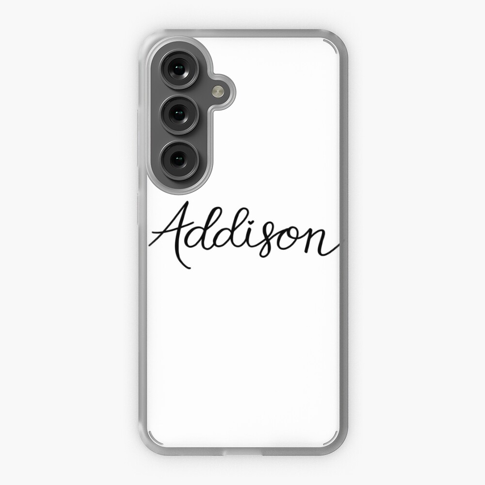 "Calligraphy Addison Name Sticker" Sticker for Sale by natalieeastes ...