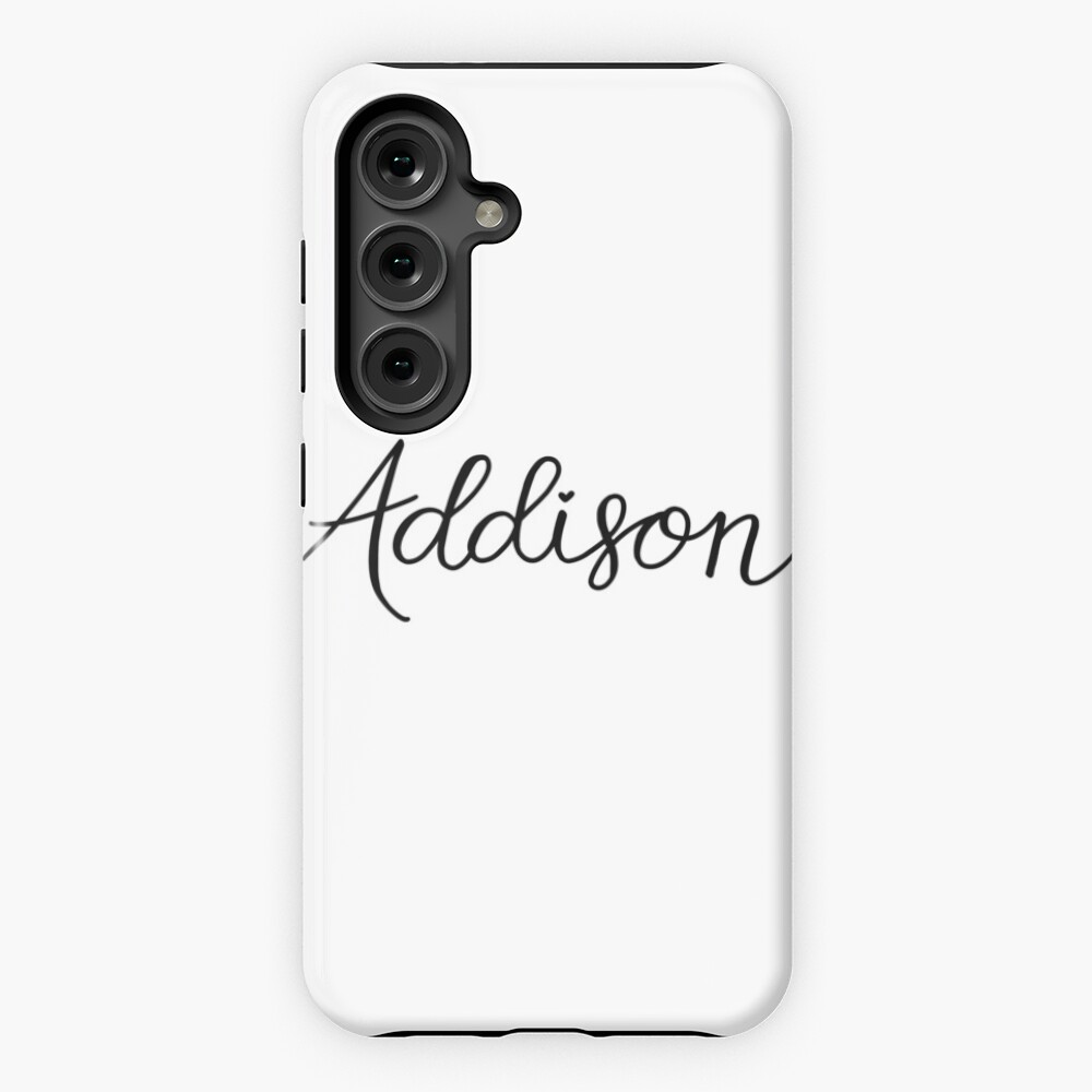 "Calligraphy Addison Name Sticker" Sticker for Sale by natalieeastes ...