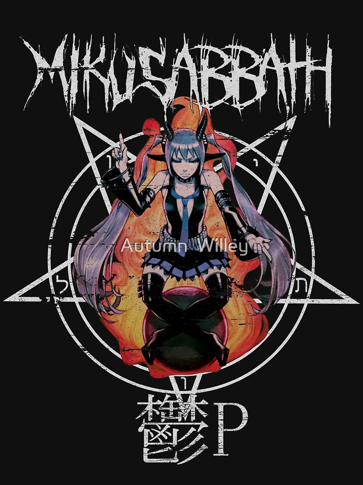 "MIKUSABBATH (Worn ver.)" Essential T-Shirt for Sale by Autumn Willey ...