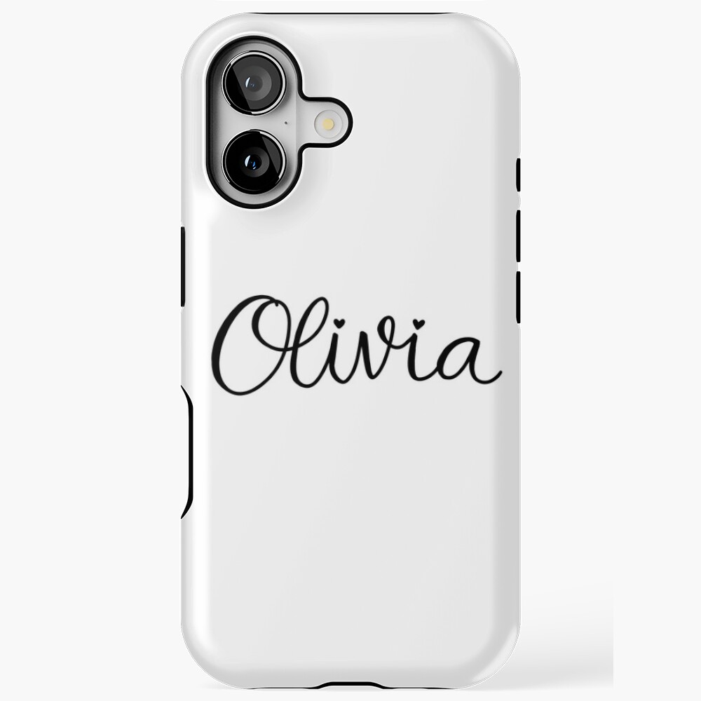 "Calligraphy Olivia Name Sticker" Sticker for Sale by natalieeastes ...