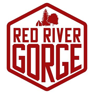 "Red River Gorge " Sticker for Sale by Harlee Hornsby | Redbubble