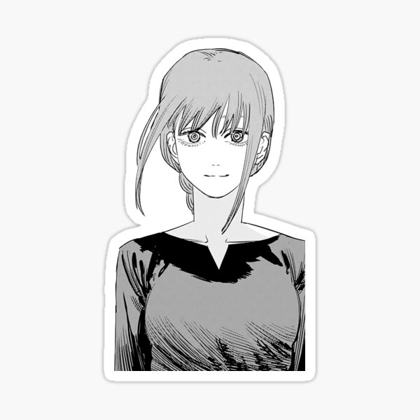 "Makima Chainsaw Man" Sticker for Sale by arsenaa | Redbubble