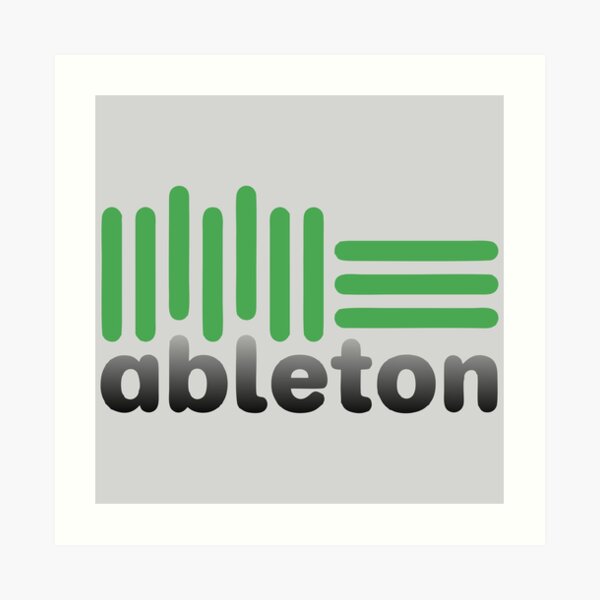"Ableton Audio Logo" Art Print for Sale by Maderaya | Redbubble