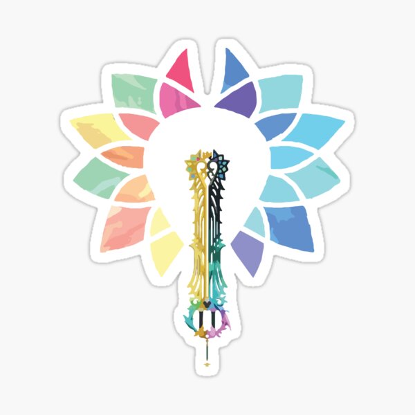 "Combined Keyblade" Sticker for Sale by justXaXnobody | Redbubble