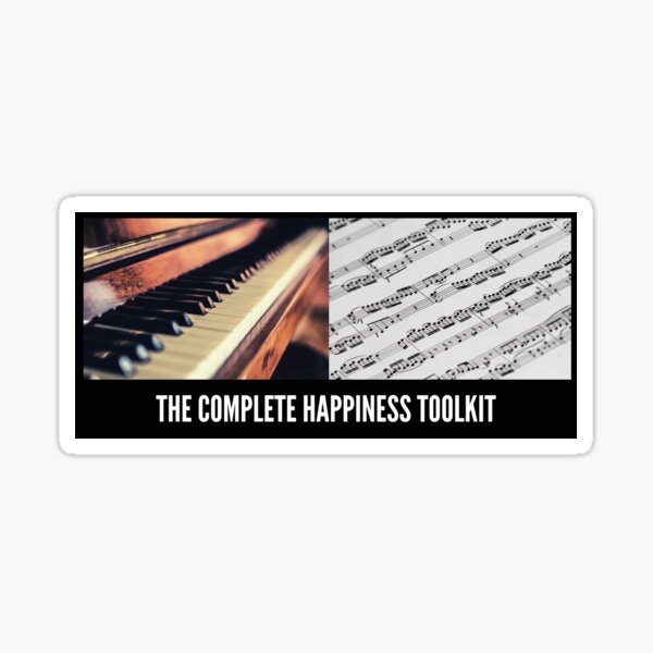 "Complete Happiness Toolkit!" Sticker for Sale by rgraphix | Redbubble