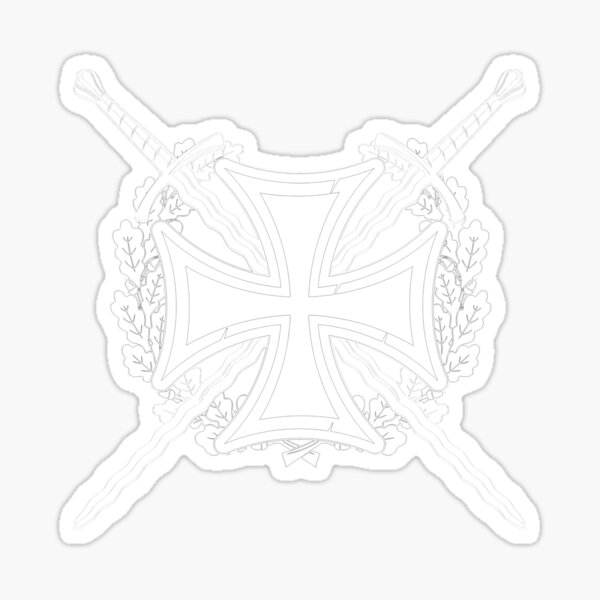 "Templar Cross" Sticker for Sale by MedievalWear | Redbubble