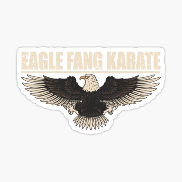 "Eagle Fang Karate " Sticker for Sale by ChloeYus | Redbubble
