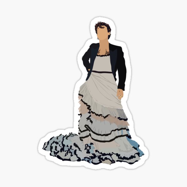 "Harry Styles Voge Covershoot Illustration" Sticker for Sale by ...