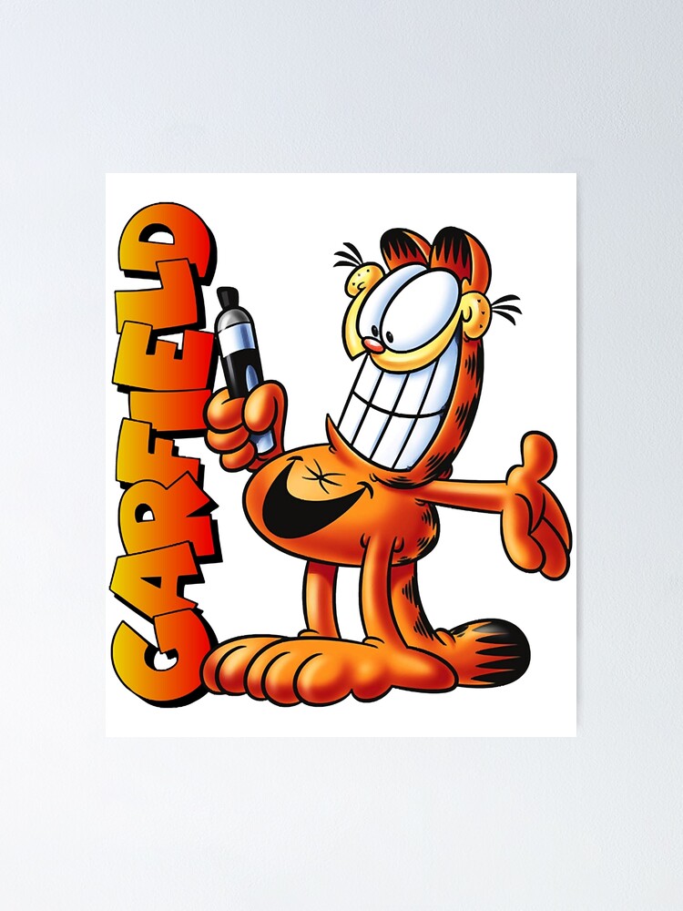 "Garfield Laugh" Poster by Leland61 | Redbubble