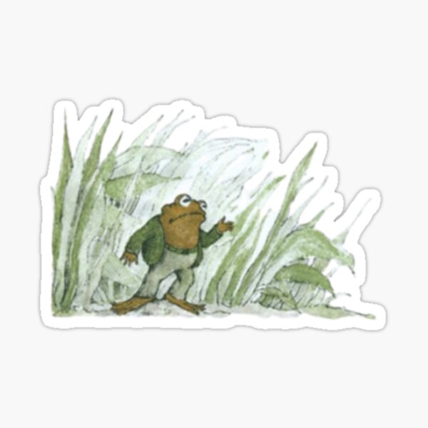"Frog and Toad" Sticker for Sale by Jiul | Redbubble