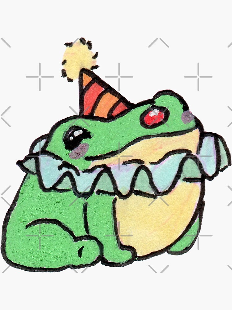 "Clown Frog" Sticker for Sale by Beelixir | Redbubble