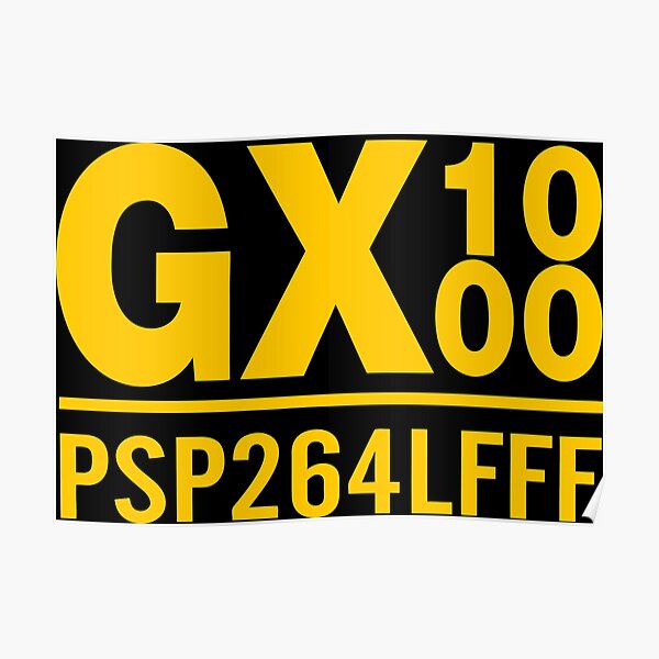 "GX1000 Skateboards" Poster for Sale by tuopunk | Redbubble