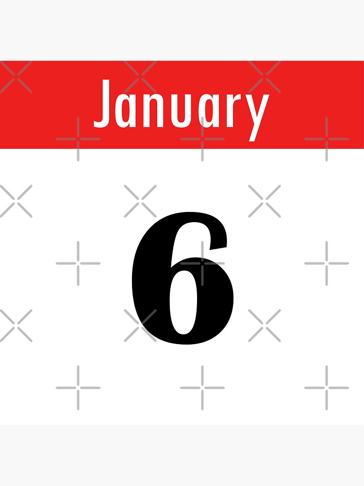 "January 6th" Sticker for Sale by mostafaelbek | Redbubble