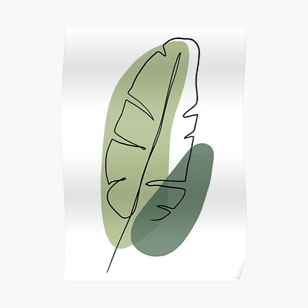 "Leafy" Poster for Sale by LoredanaOleinic | Redbubble
