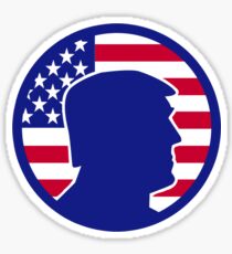 Donald Trump Face: Stickers | Redbubble
