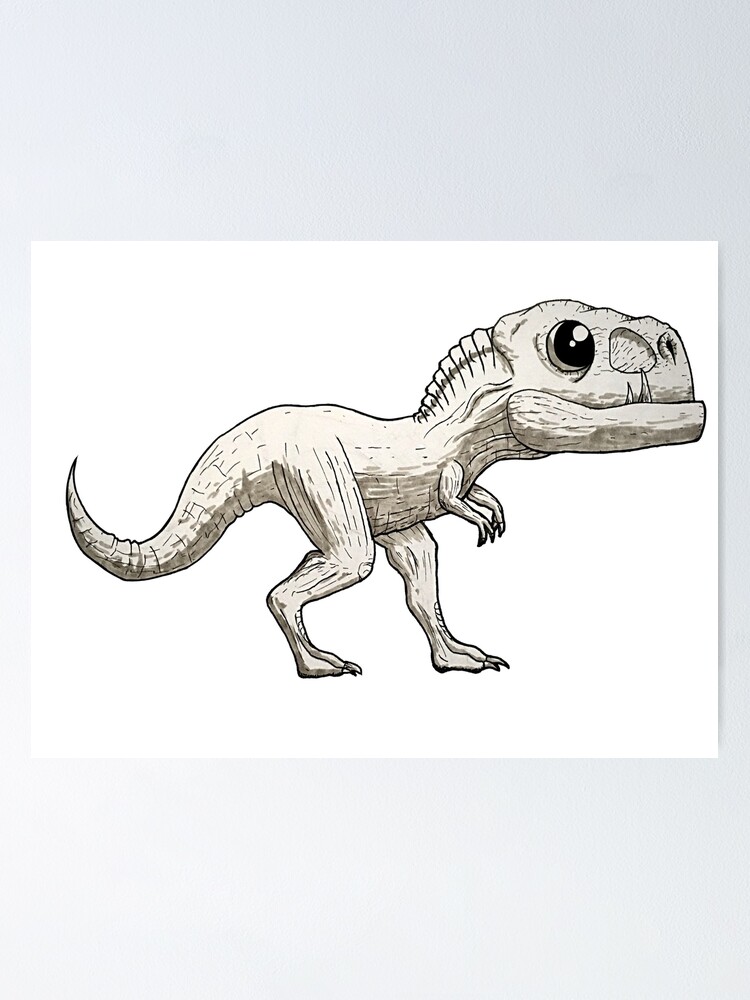 "Lil Rexy Boi " Poster for Sale by SirBaconPancake | Redbubble