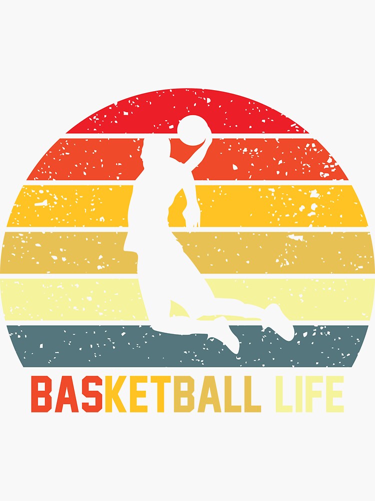 "Basketball Life" Sticker for Sale by AceMonkey | Redbubble