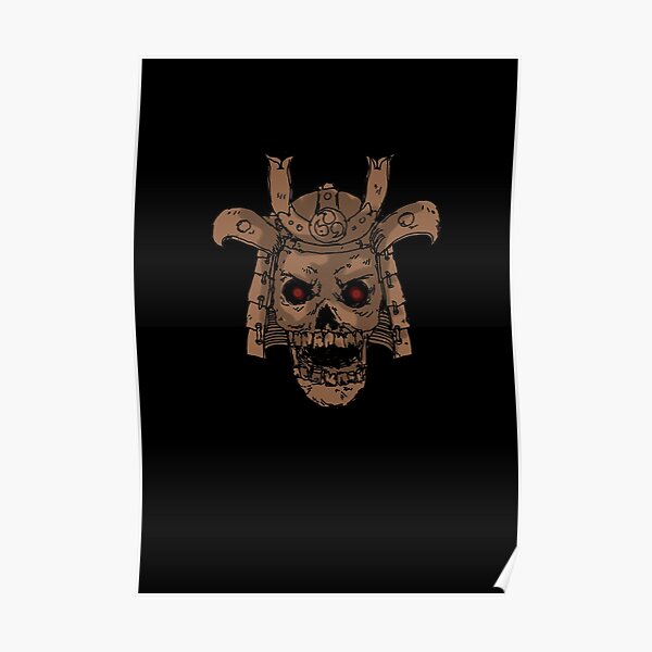"Shogun Skull" Poster for Sale by jaylondonio77 | Redbubble