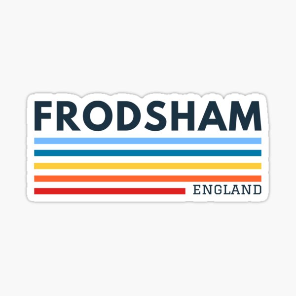 "Frodsham England" Sticker for Sale by UK-Cities | Redbubble