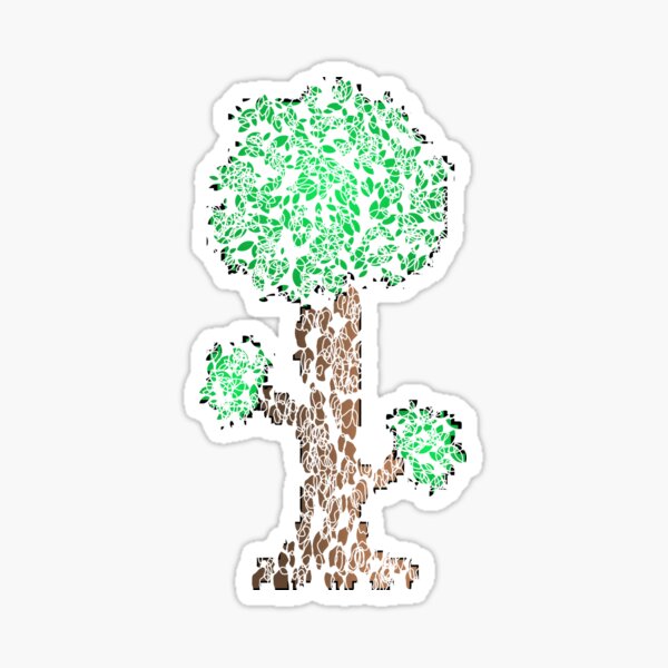 "Terraria Tree" Sticker for Sale by TheDro | Redbubble