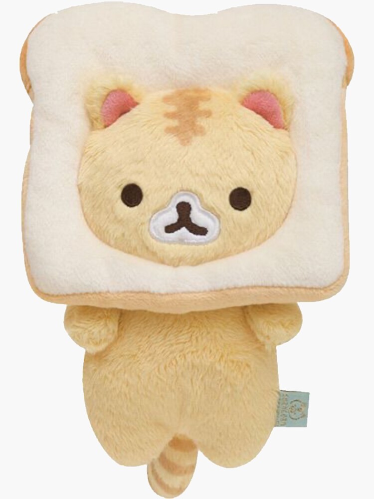 "bread cat" Sticker for Sale by redbubblehannah | Redbubble