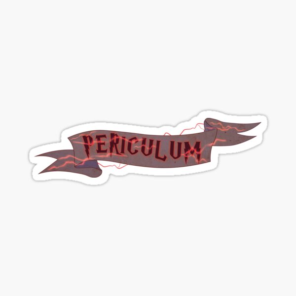 "Periculum" Sticker for Sale by sabinako | Redbubble