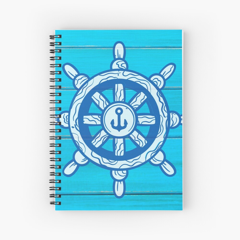 "Nautical themed " Spiral Notebook for Sale by CCOutlet | Redbubble