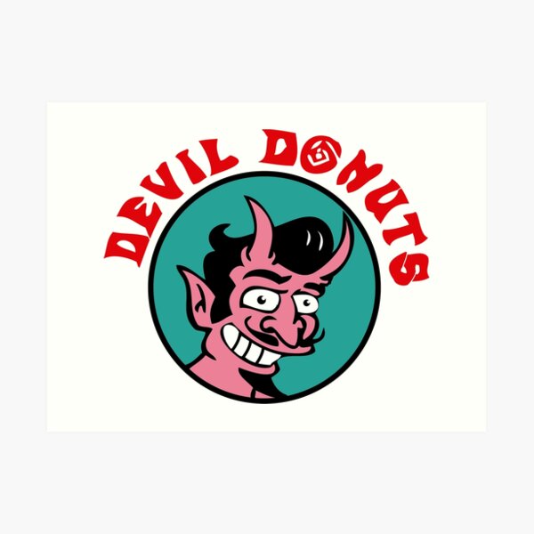 "Devil Donuts" Art Print by MrIngenio | Redbubble