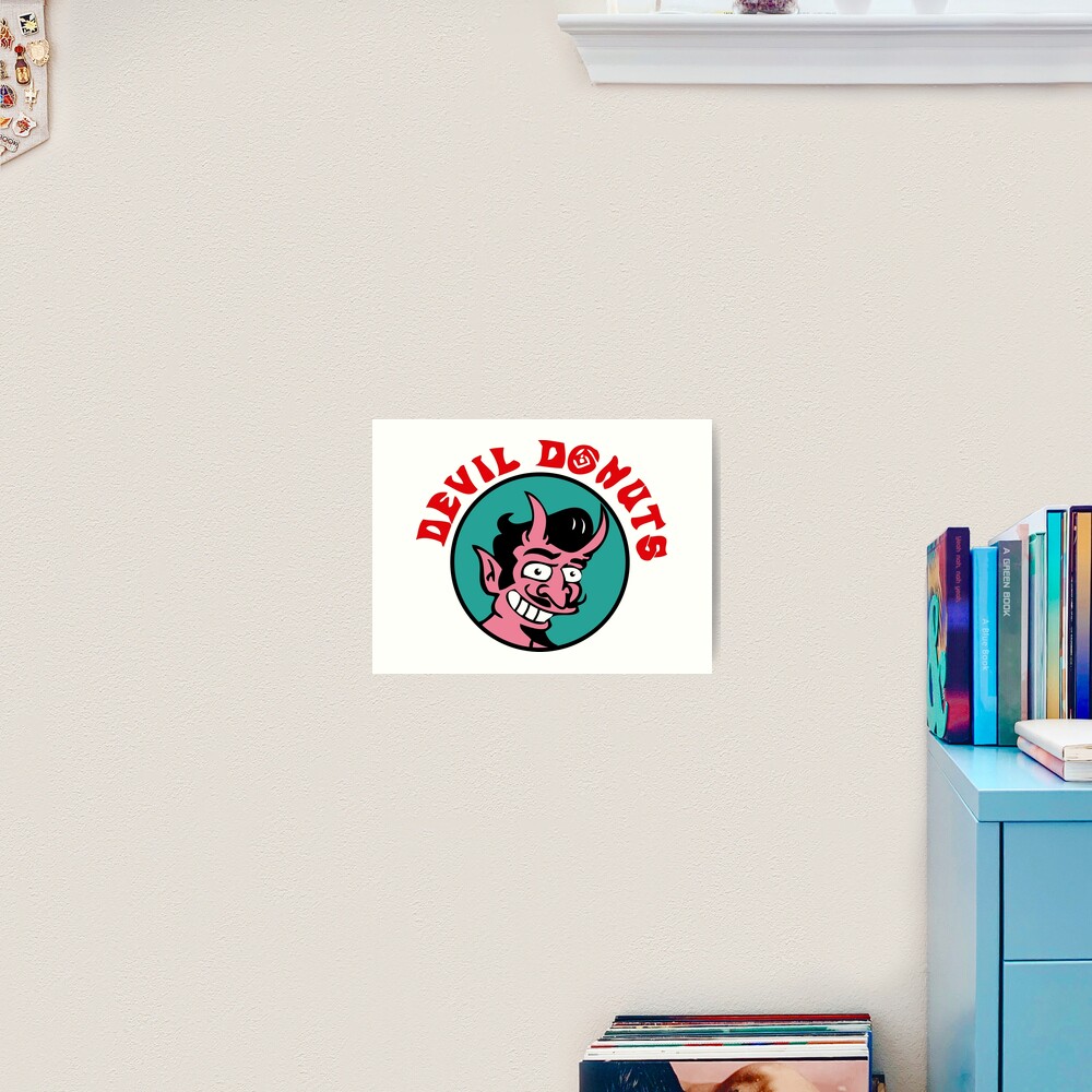 "Devil Donuts" Art Print by MrIngenio | Redbubble
