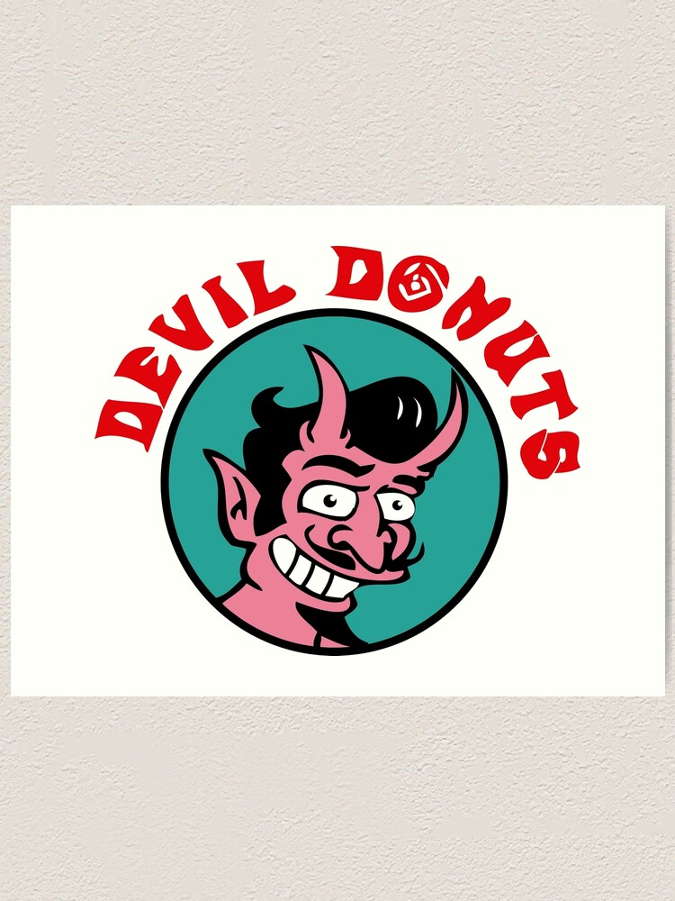 "Devil Donuts" Art Print by MrIngenio | Redbubble