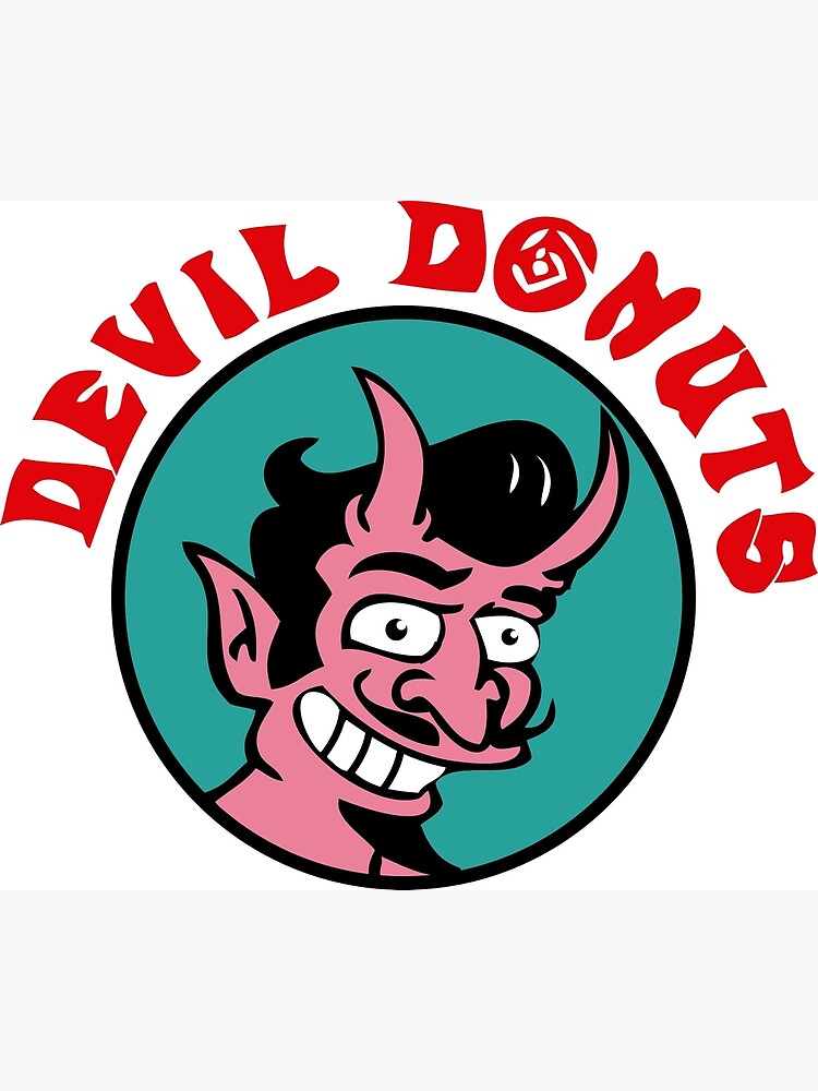 "Devil Donuts" Art Print by MrIngenio | Redbubble