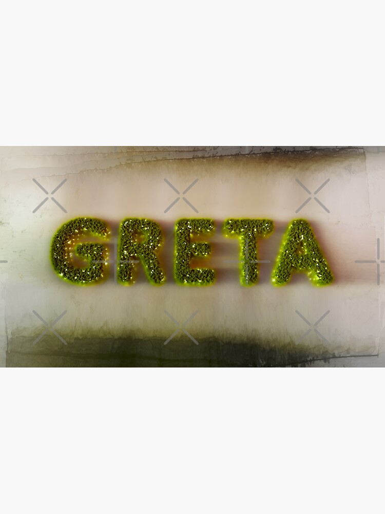 "Greta Thunberg superstar" Sticker by coolArtGermany | Redbubble