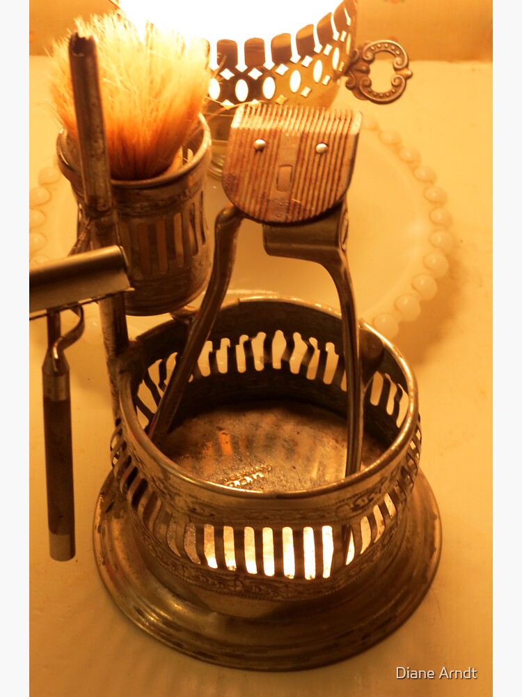 "Antique Shaving Kit...German Silver" Sticker for Sale by trueblvr ...