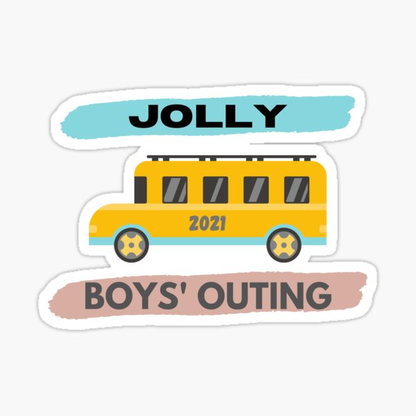 "Jolly Boys Outing " Sticker for Sale by laila7534 | Redbubble