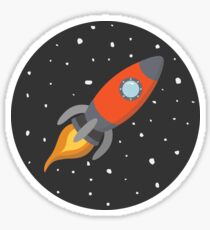 Rocket Ship Stickers | Redbubble