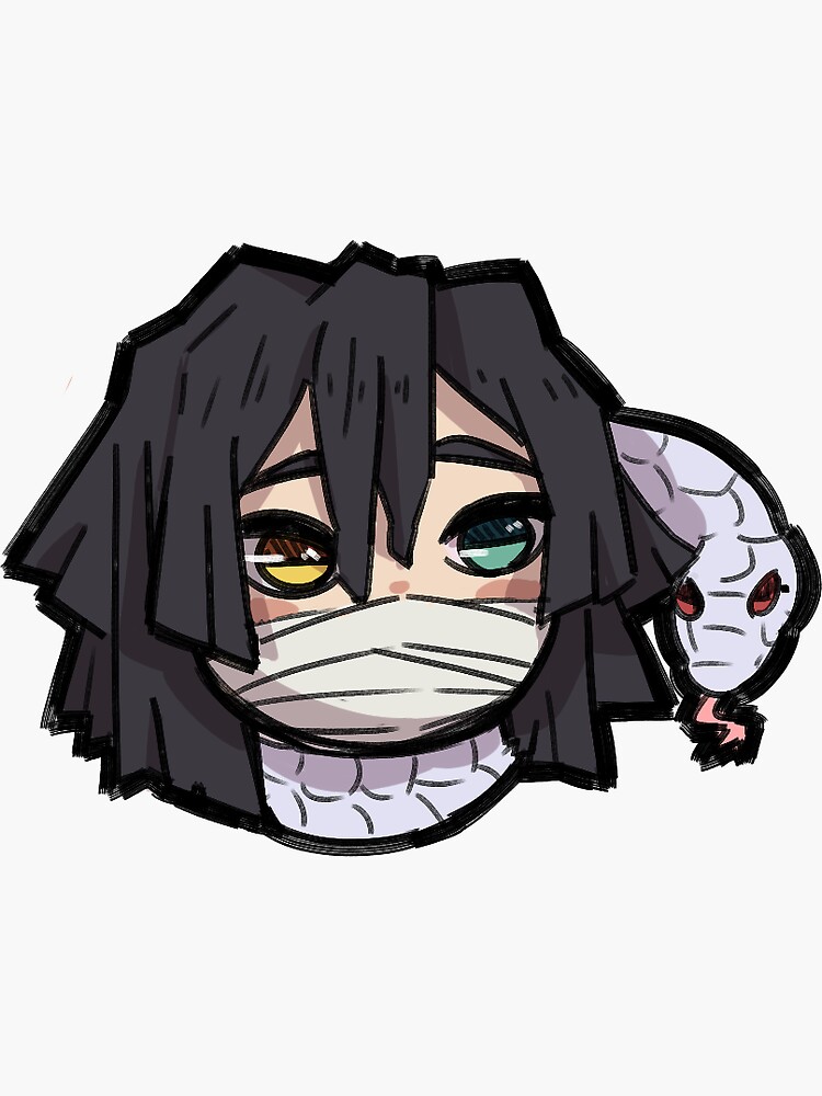 "Obanai Iguro" Sticker by StrifeBoi | Redbubble