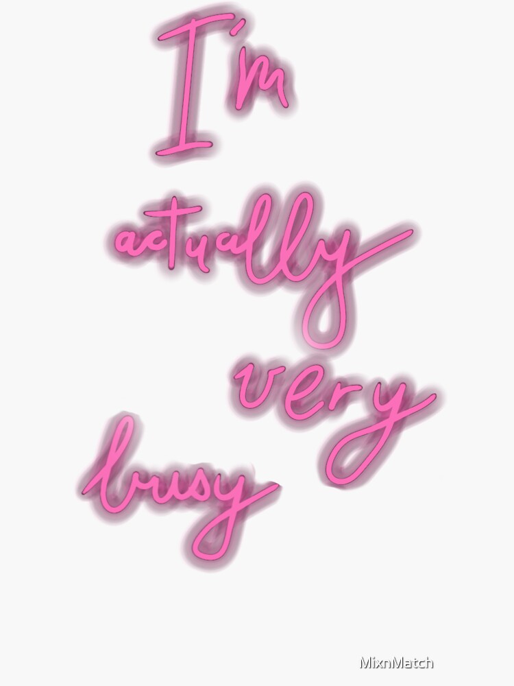 "The Very Busy Print in Pink " Sticker for Sale by MixnMatch | Redbubble