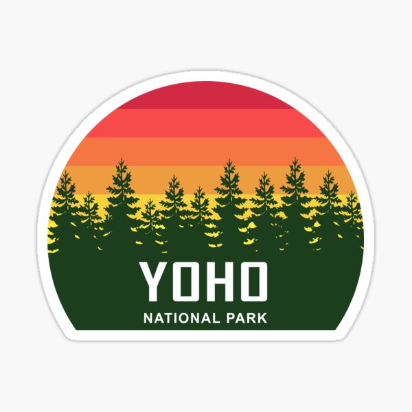 "Yoho National Park" Sticker for Sale by esskay | Redbubble