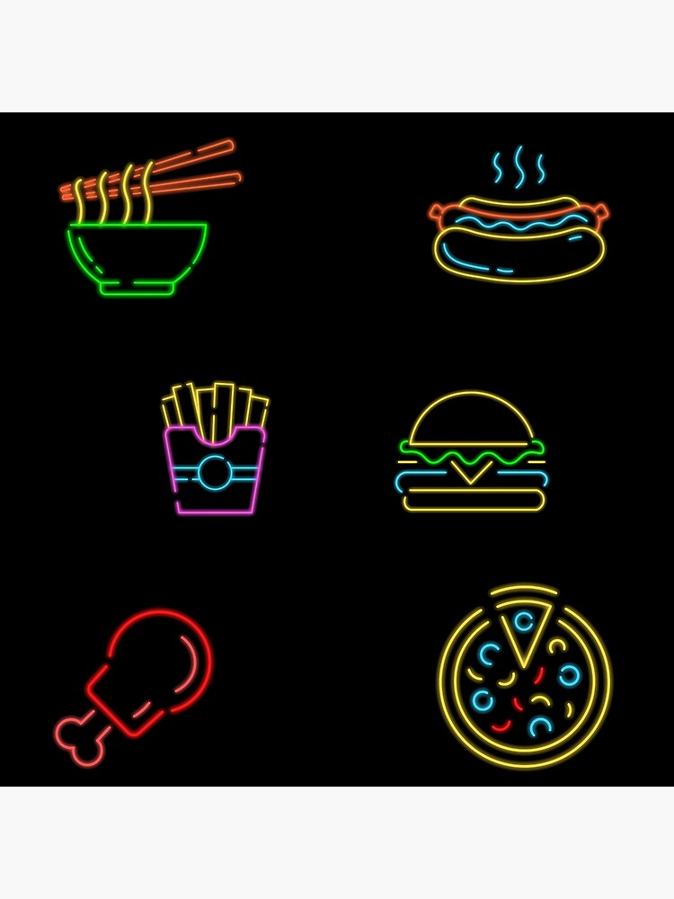 "Glowing food pack" Poster by artworks111 | Redbubble