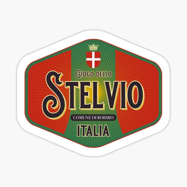 "Stelvio Pass Italia Original RoadTrooper T-Shirt + Sticker Design 2021 ...