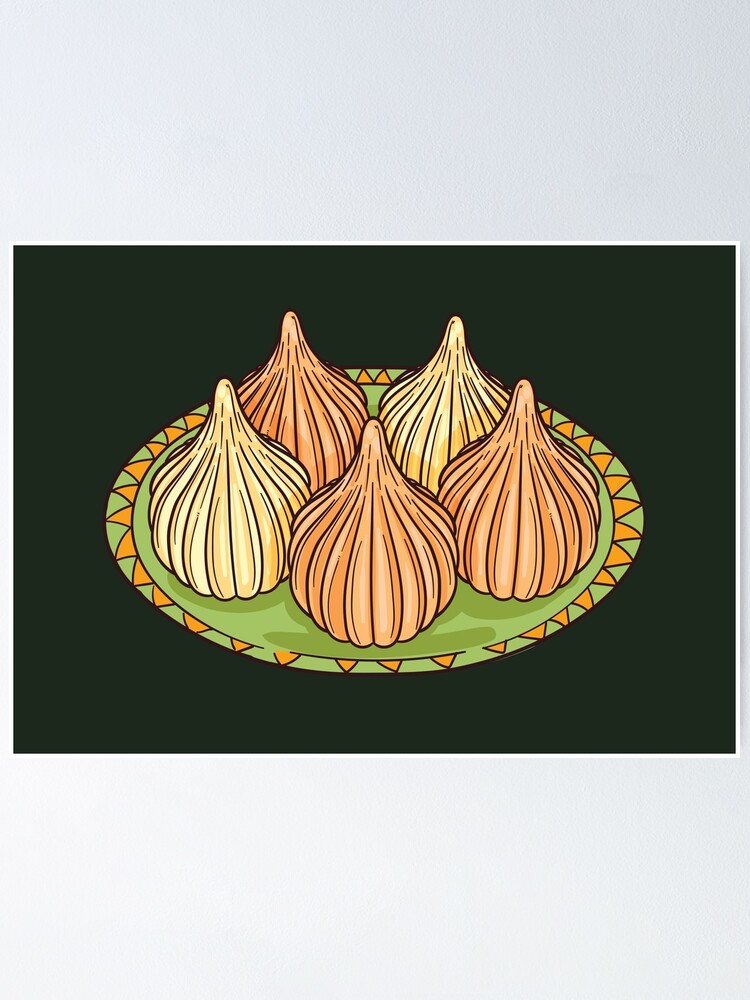 "Indian Modak - Sweet Dumplings" Poster by NiftyTrinket | Redbubble
