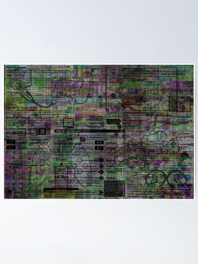 "PS1" Poster for Sale by CherryCassette | Redbubble