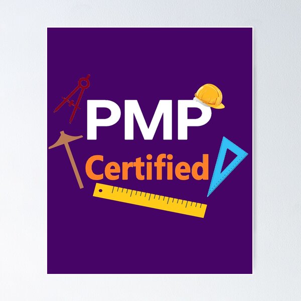 "PMP Project Management Professional Certification" Poster for Sale by ...