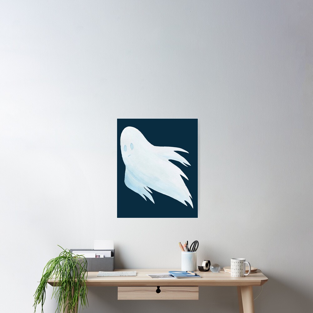 "Wispy Ghost" Poster for Sale by skeleton-war | Redbubble