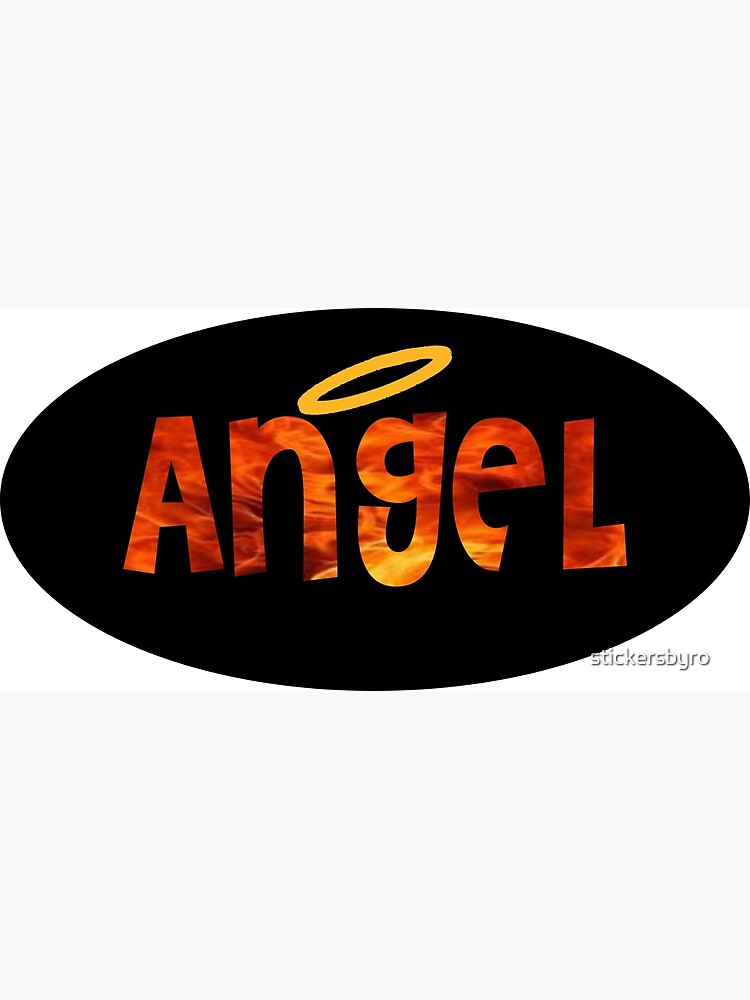 "angel but devil holographic vending machine sticker" Art Print by ...