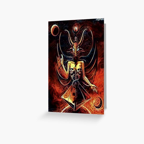 "Baphomet" Greeting Card by JayBrown | Redbubble