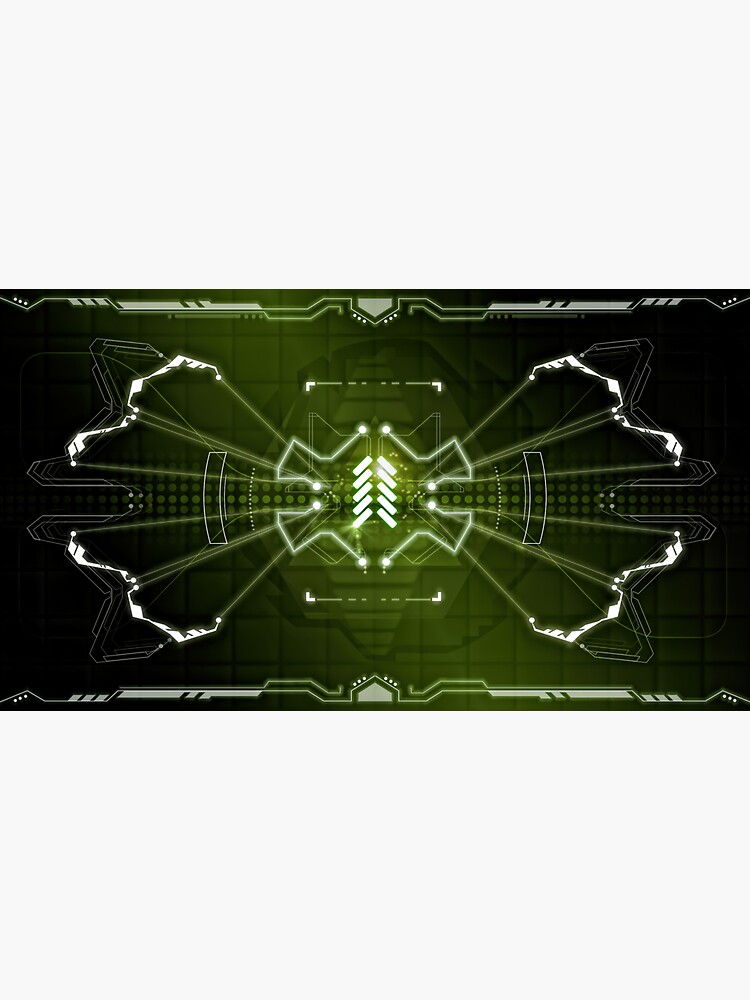 "Futuristic Hud" Sticker for Sale by TrueSignDesign | Redbubble
