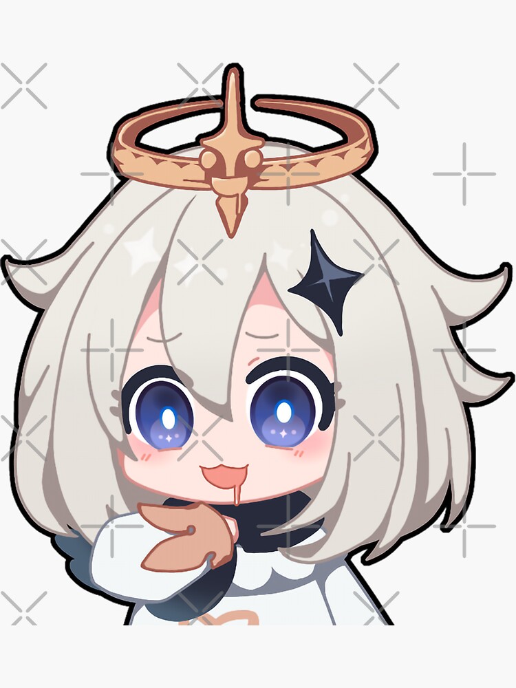 "Hungry Paimon" Sticker for Sale by kkkohi | Redbubble