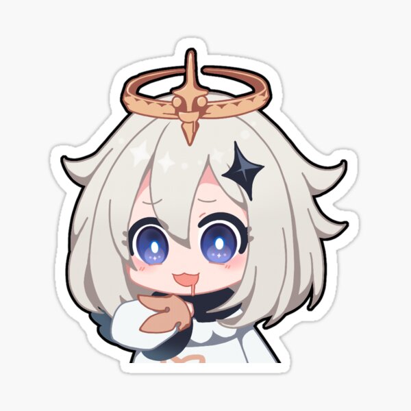 "Hungry Paimon" Sticker for Sale by kkkohi | Redbubble