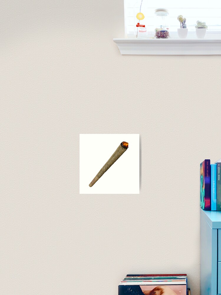"Lit Joint" Art Print for Sale by stonedprof1 | Redbubble